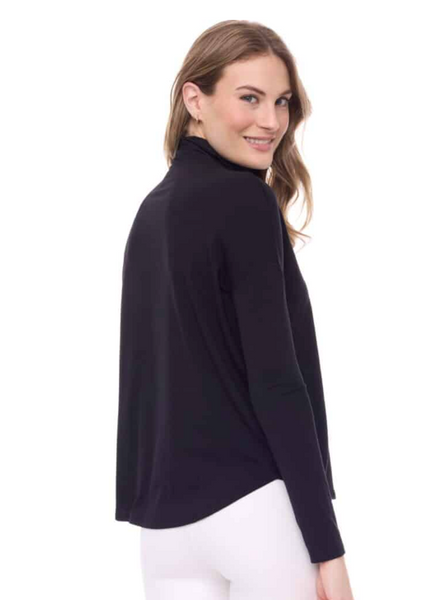 Morgan Turtle Neck Top | Black – Bella & Wren Design